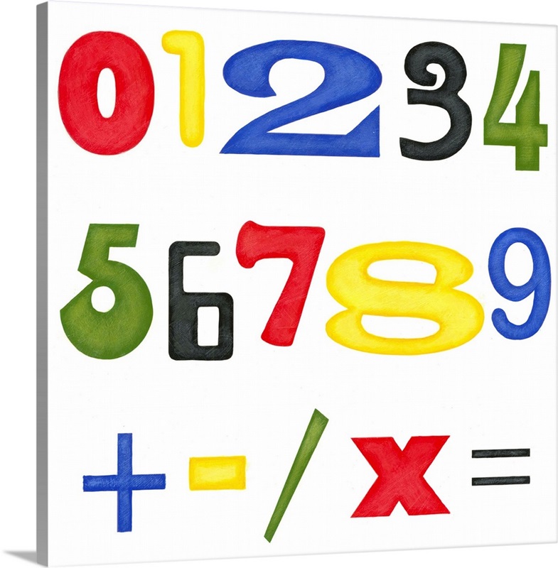 Kid's Room Numbers | Great Big Canvas