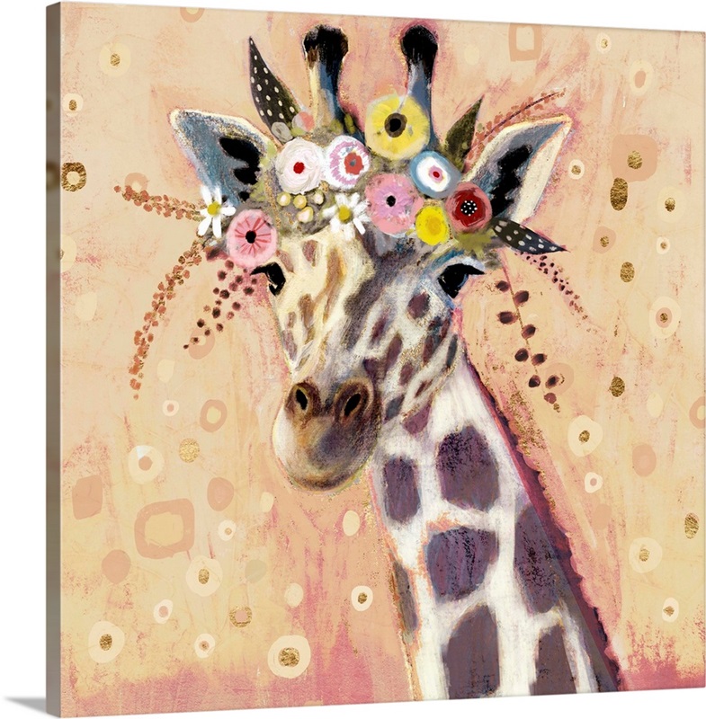 Klimt Giraffe I | Great Big Canvas