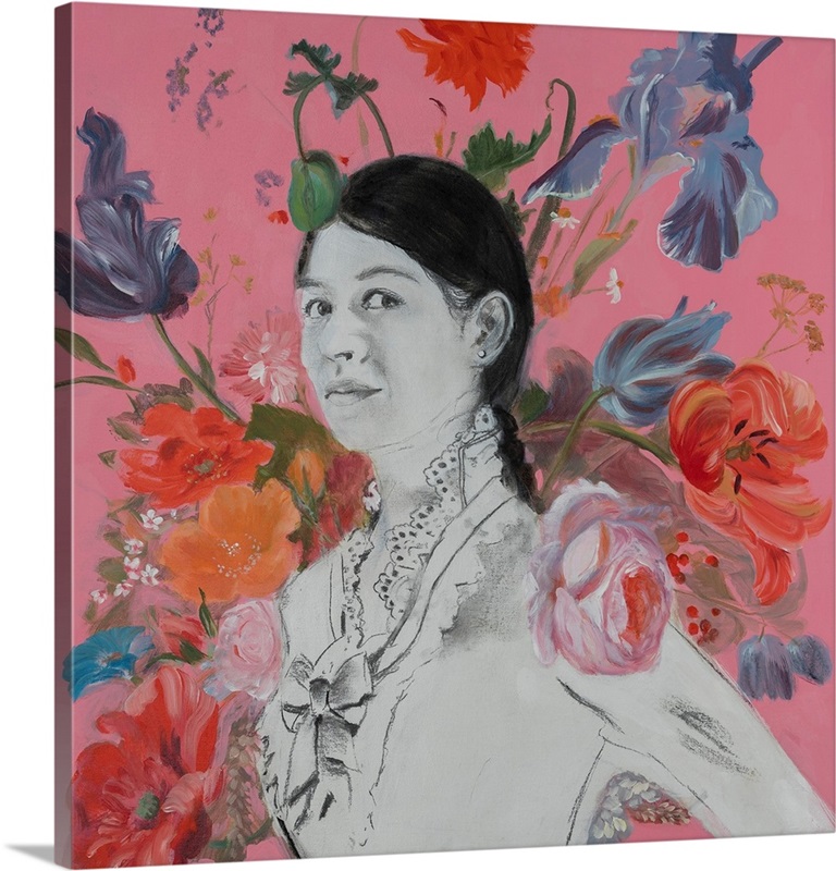 Lady Florals II | Great Big Canvas