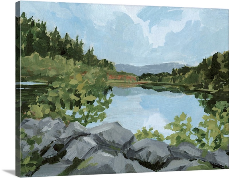 Lake Overlook I | Great Big Canvas