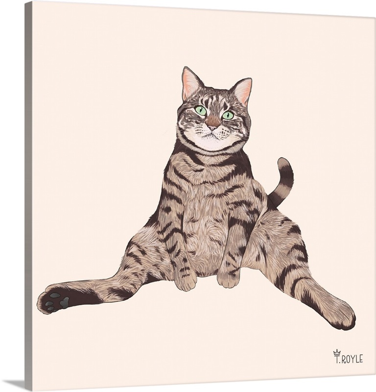 Lazy Sunday Cat IV | Great Big Canvas