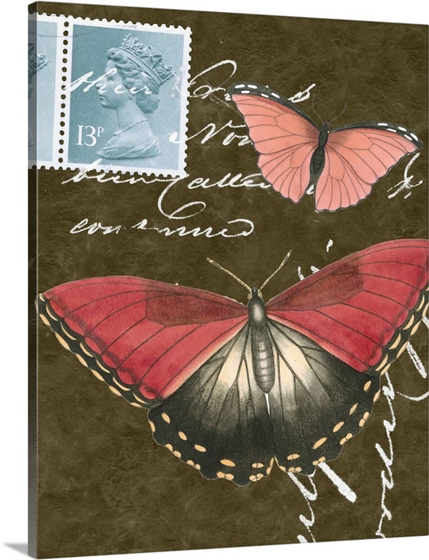 Le Papillon Script II | Great Big Canvas