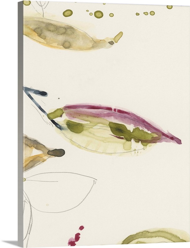 Leaf Branch Triptych III | Great Big Canvas