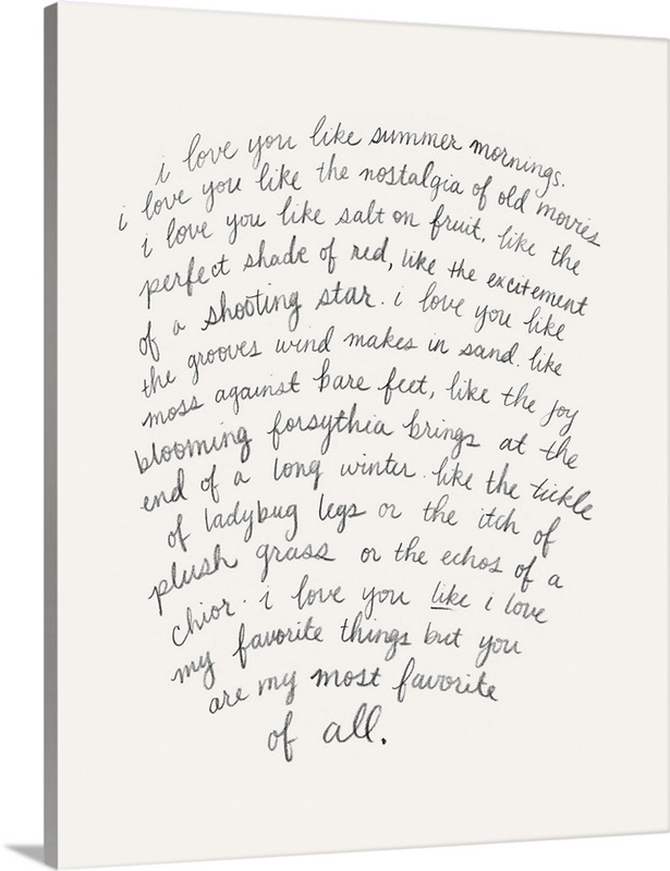 Letter To A Lover I | Great Big Canvas