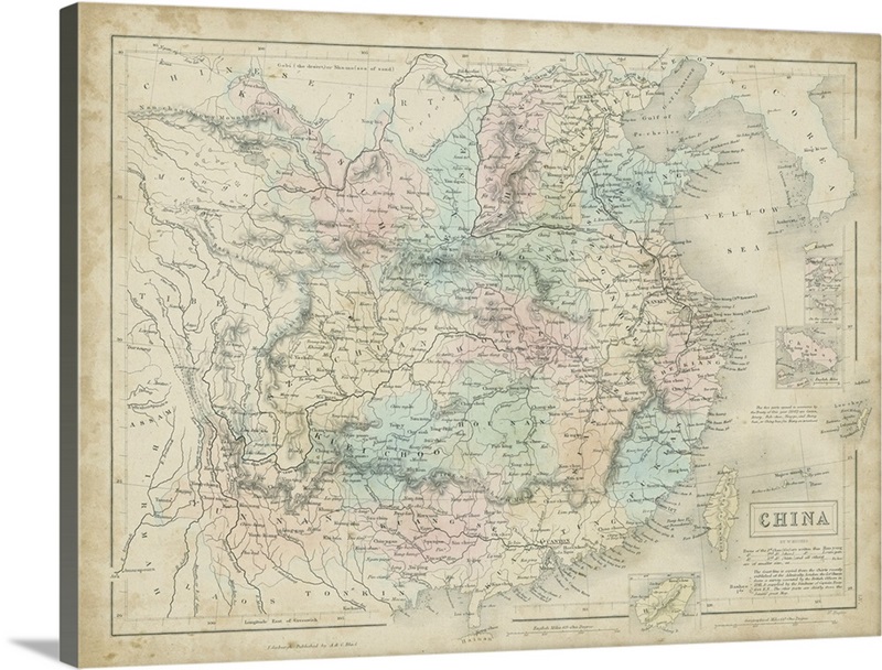 Map of China | Great Big Canvas