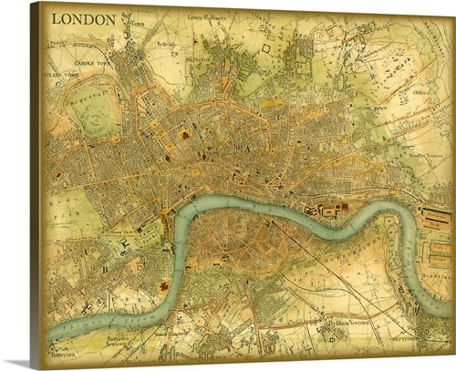 Map of London | Great Big Canvas