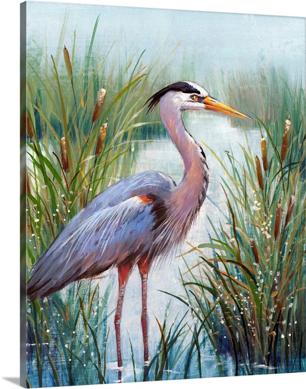 Marsh Heron I | Great Big Canvas
