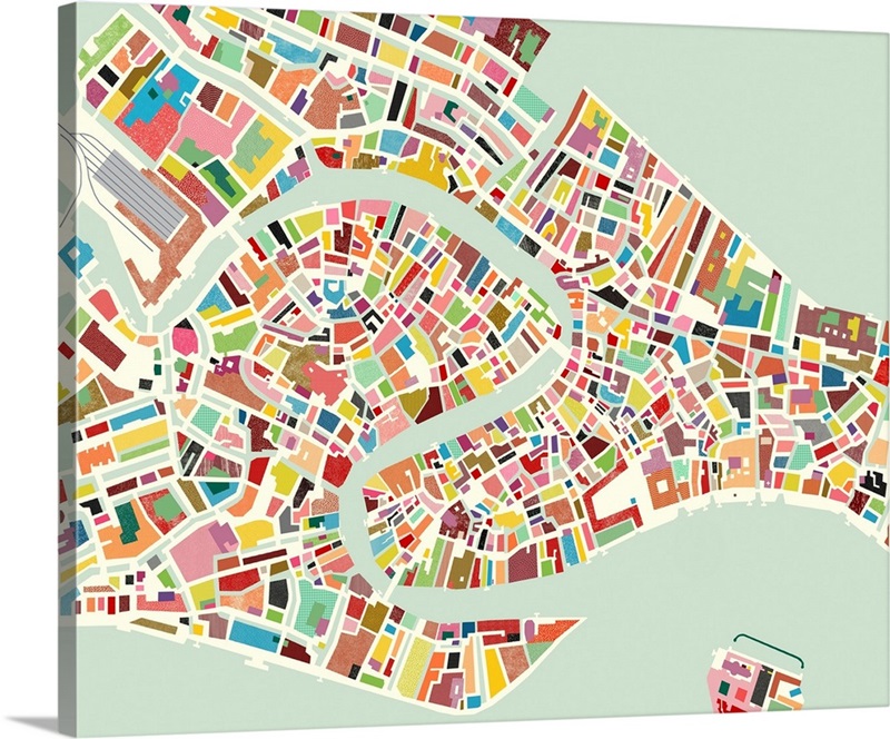 Modern Venice Map | Great Big Canvas