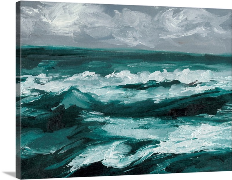 Moonlit Waves I | Great Big Canvas