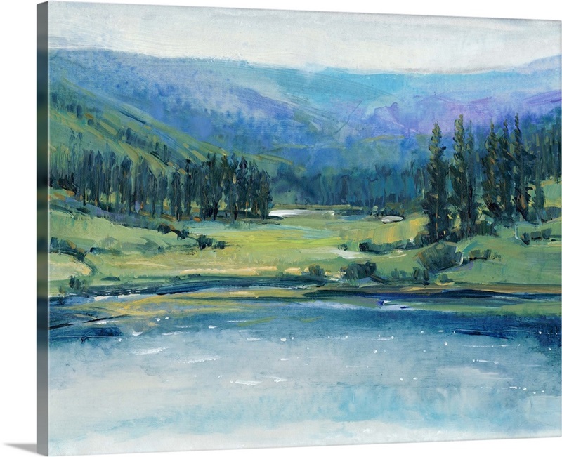 Mountain Lake I | Great Big Canvas