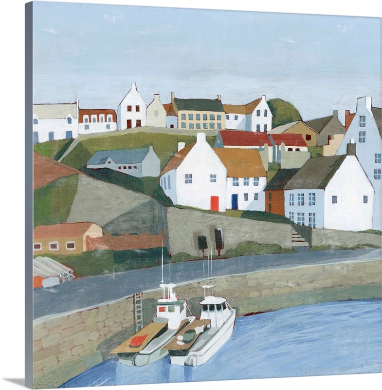 Old Coast Town I | Great Big Canvas