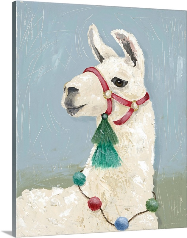 Painted Llama I | Great Big Canvas