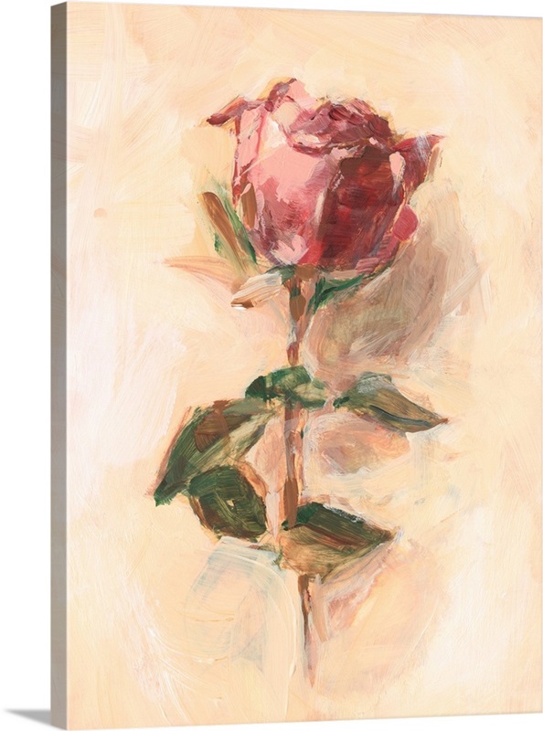 Painterly Rose Study I | Great Big Canvas