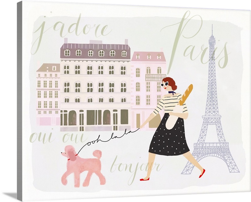 Paris Springtime Collection A | Great Big Canvas