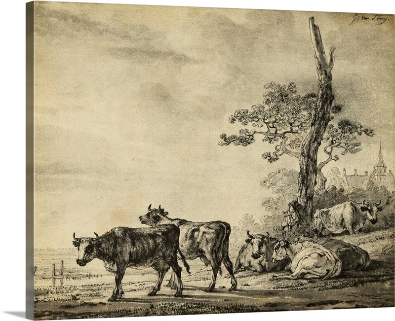 Pastoral Etching I | Great Big Canvas