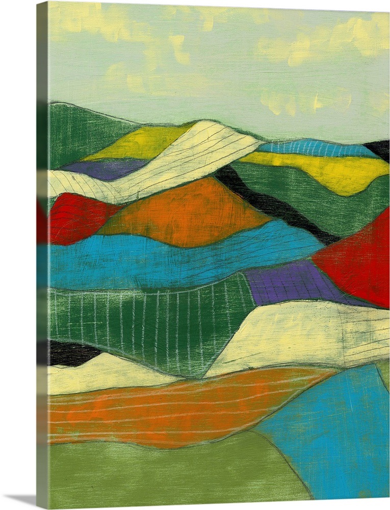 Patchwork Fields I Wall Art, Canvas Prints, Framed Prints, Wall Peels ...