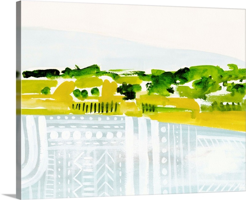 Patterned Landscape I | Great Big Canvas