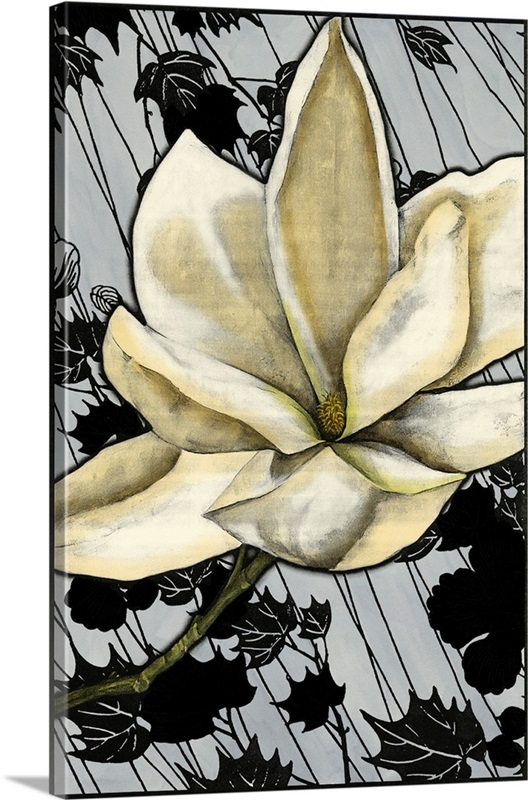 Patterned Magnolia II | Great Big Canvas