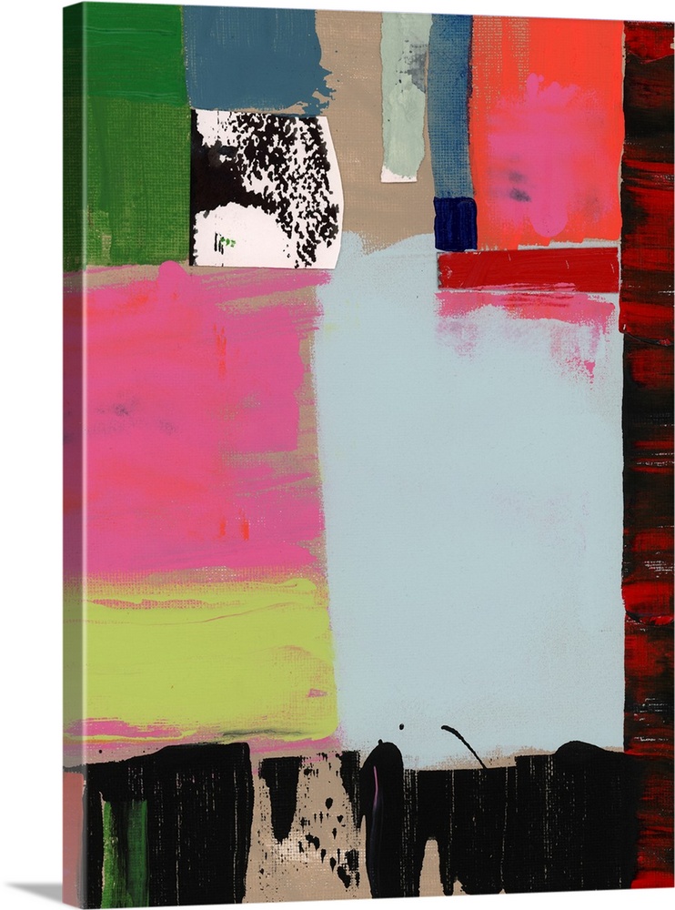 Pink Blocks III Wall Art, Canvas Prints, Framed Prints, Wall Peels ...