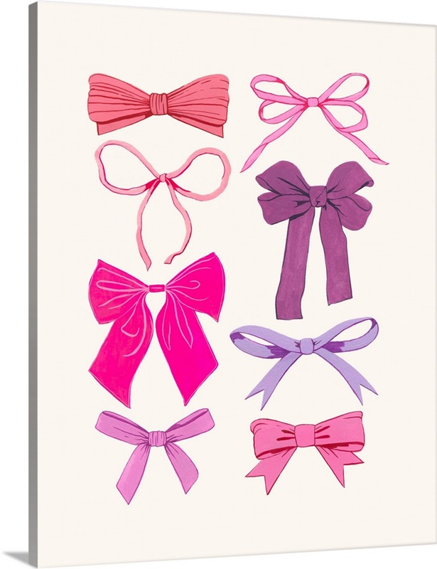 Pink Bows II | Great Big Canvas
