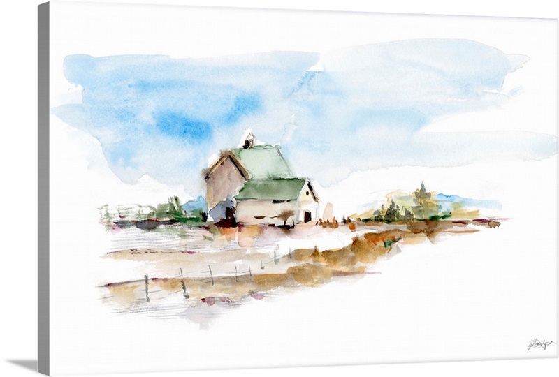 Prairie Farmhouse I | Great Big Canvas