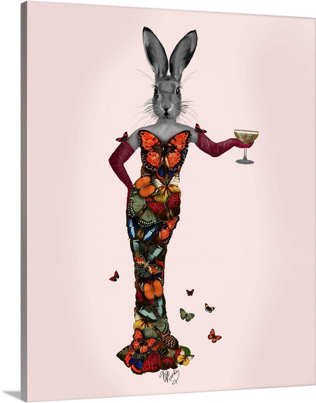 Rabbit Butterfly Dress | Great Big Canvas