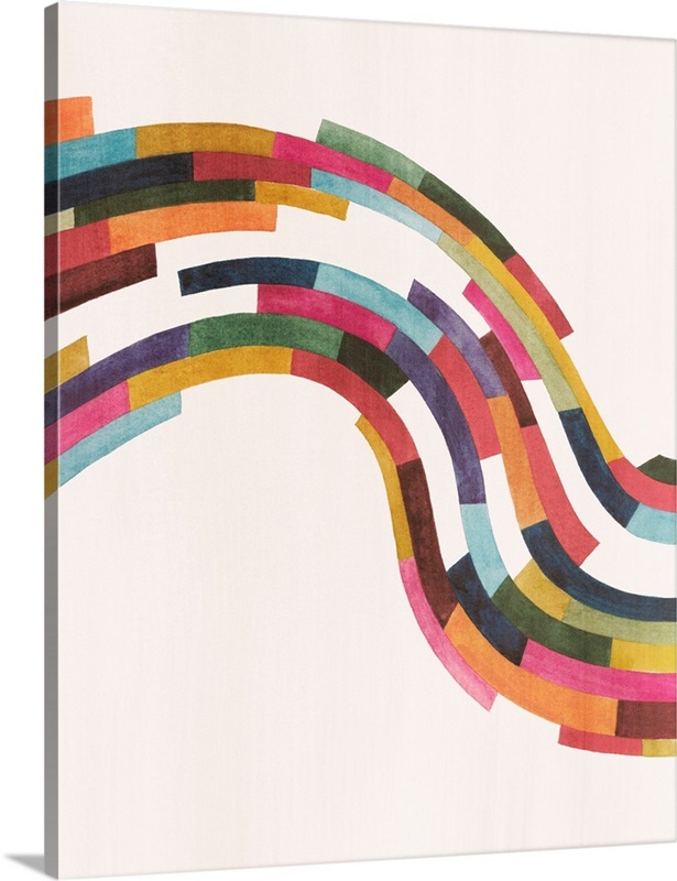 Rainbow Brick Road I | Great Big Canvas