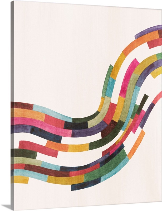 Rainbow Brick Road II | Great Big Canvas