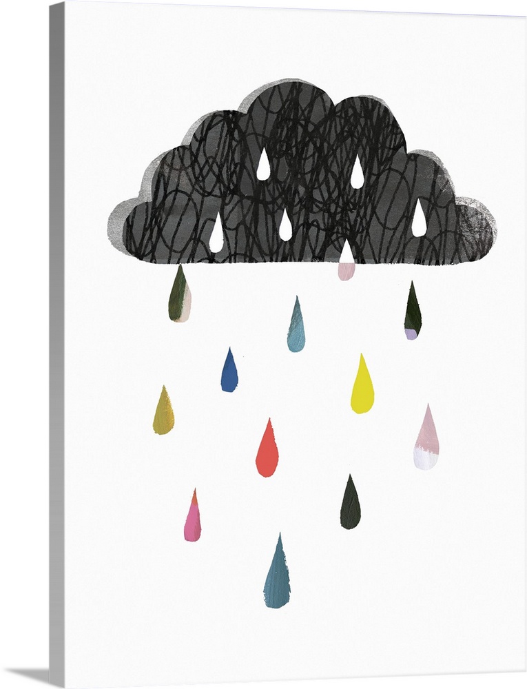 Rainy Day Rainbow II Wall Art, Canvas Prints, Framed Prints, Wall Peels ...