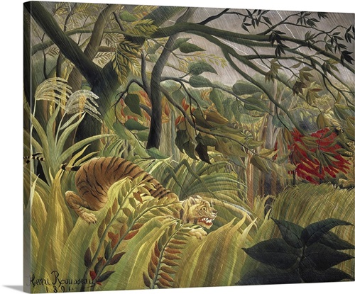 Rousseau's Jungle V | Great Big Canvas