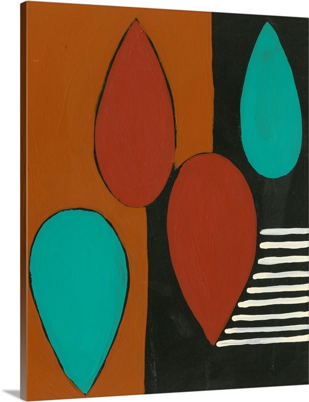 Rust & Teal Patterns IX | Great Big Canvas