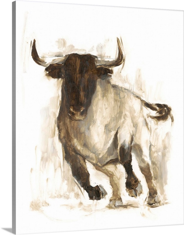 Rustic Bull II | Great Big Canvas