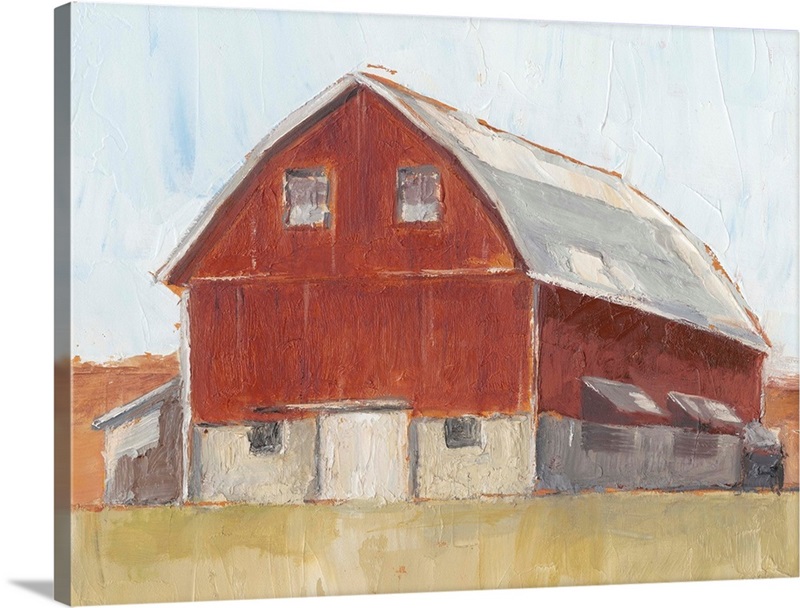 Rustic Red Barn II | Great Big Canvas