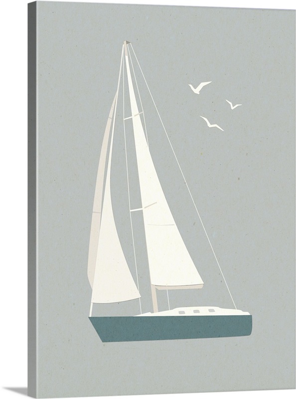 Sailboat Shapes II | Great Big Canvas