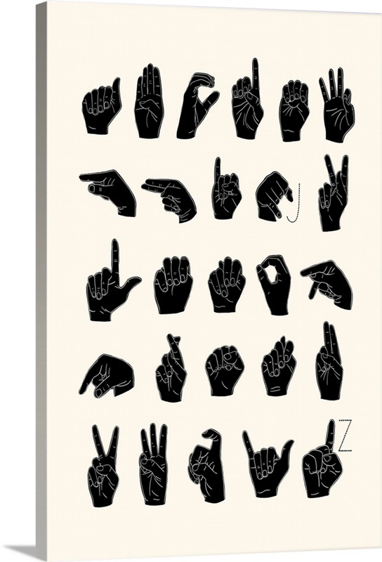 Sign Language I | Great Big Canvas