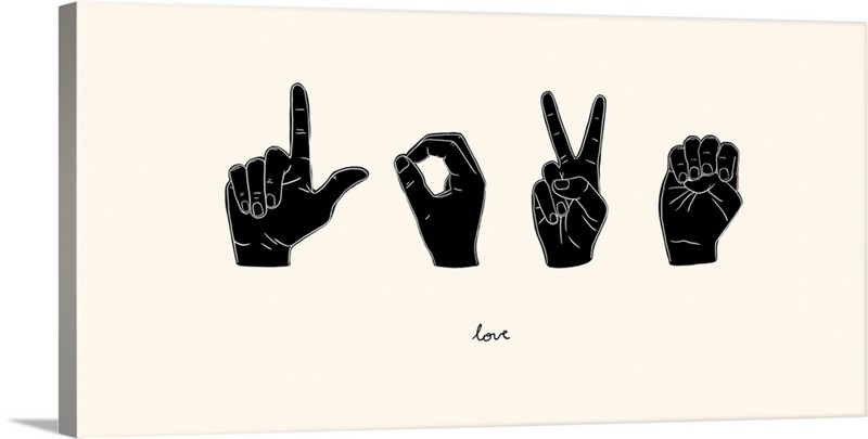 Sign Language IV | Great Big Canvas