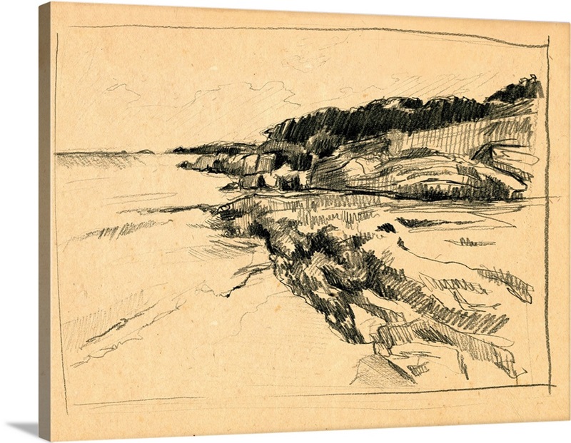 Sketched Cove I | Great Big Canvas