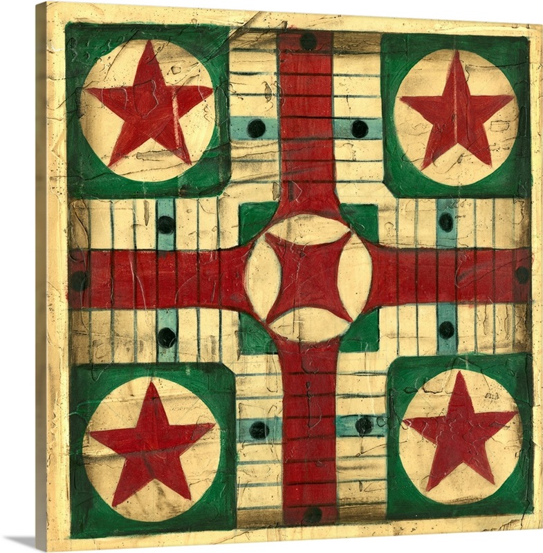 Small Antique Parcheesi | Great Big Canvas