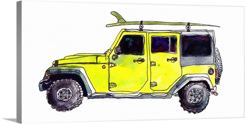 Surf Car VIII | Great Big Canvas