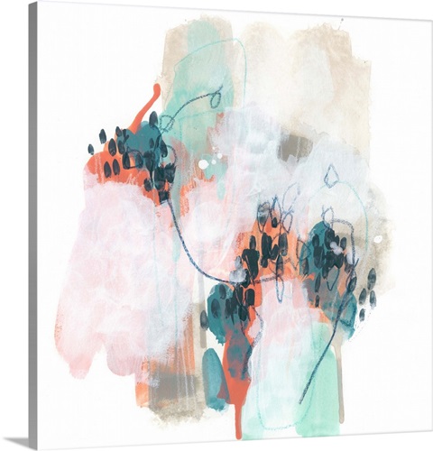 Tangerine Cloud I | Great Big Canvas