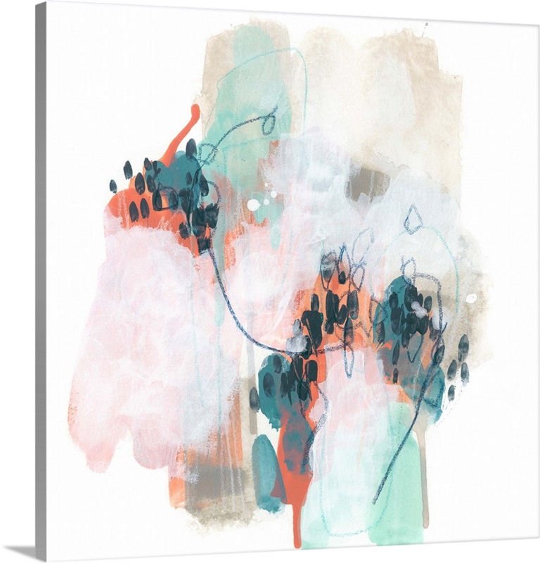 Tangerine Cloud I | Great Big Canvas