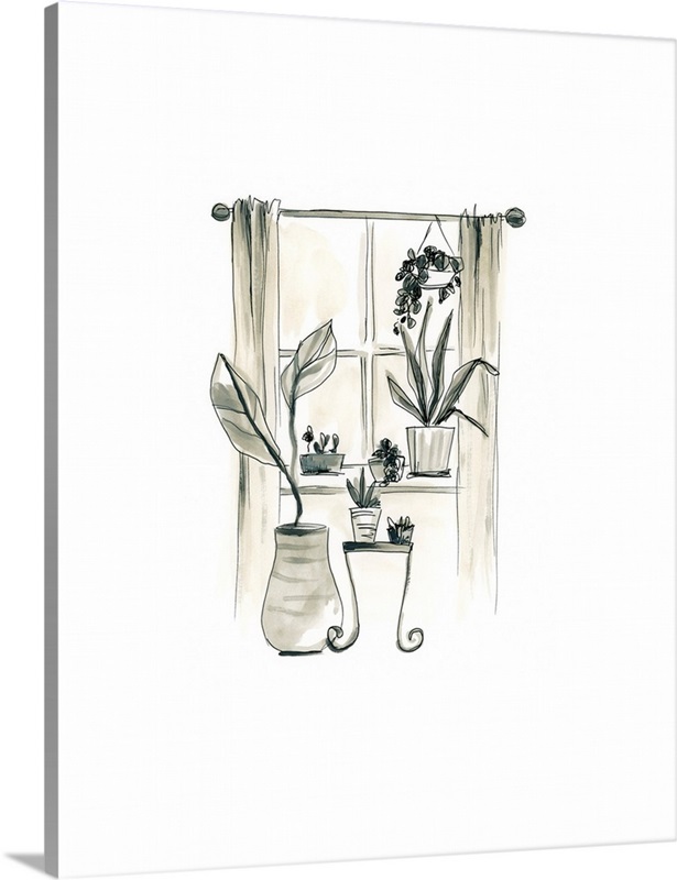 The Plant Lady's Window I | Great Big Canvas
