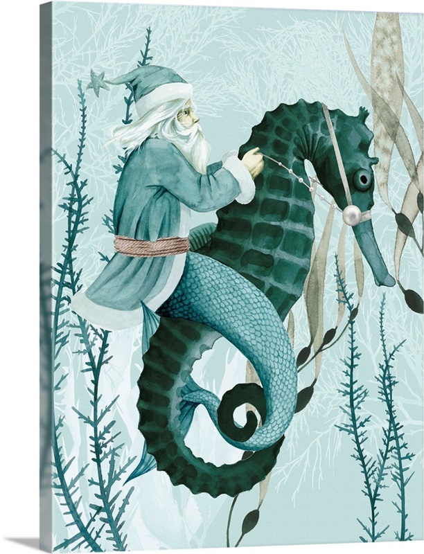 The Sea Santa I | Great Big Canvas