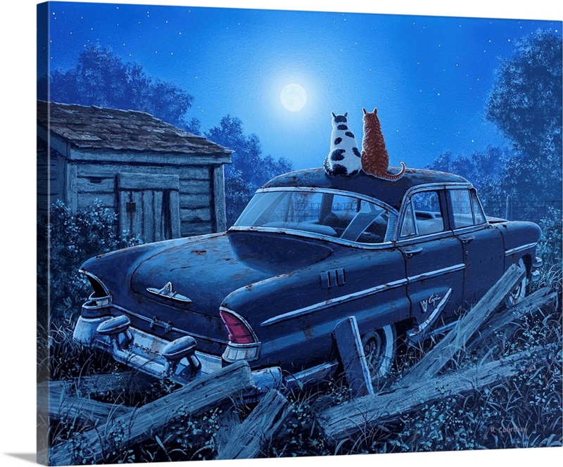 There's A Moon Out Tonight | Great Big Canvas