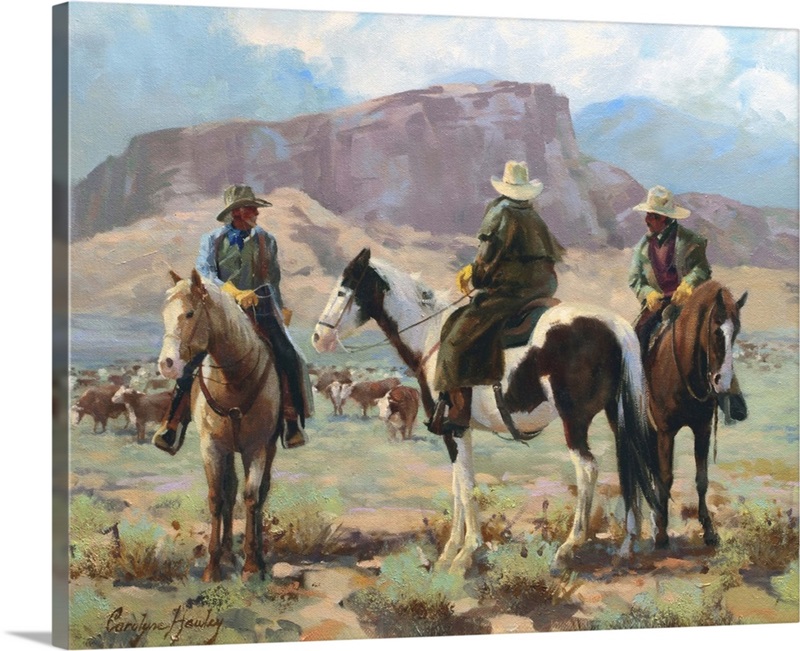 Three Cowboys | Great Big Canvas