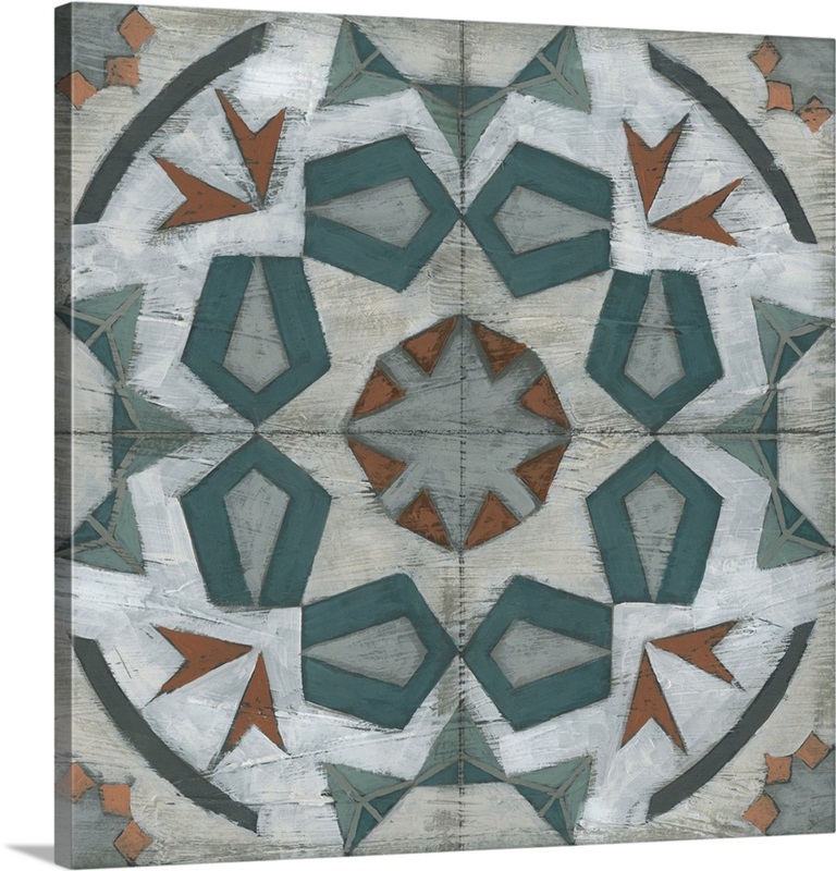Verdigris Tile IV | Great Big Canvas
