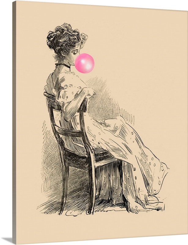 Victorian Ladies Misbehaving III | Great Big Canvas