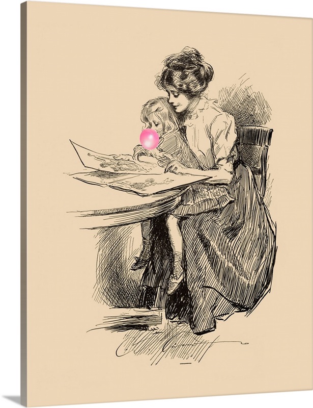 Victorian Ladies Misbehaving VI | Great Big Canvas
