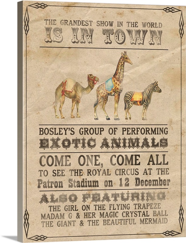 Vintage Circus III | Great Big Canvas