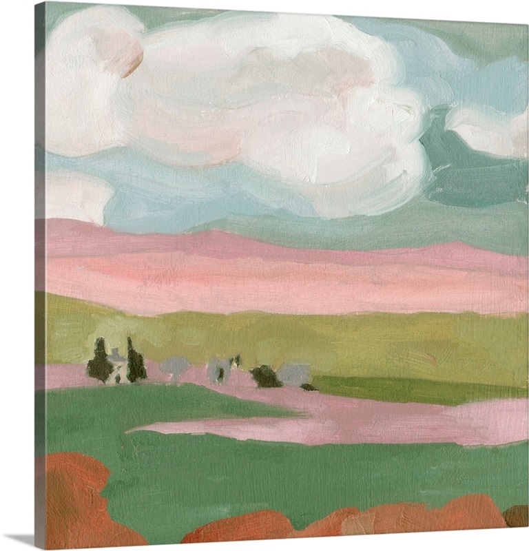 Violet Fields I | Great Big Canvas